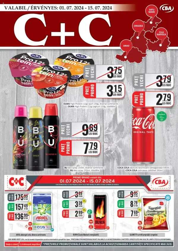 Găsiți cele mai recente oferte la Coca-Cola din toate magazinele României