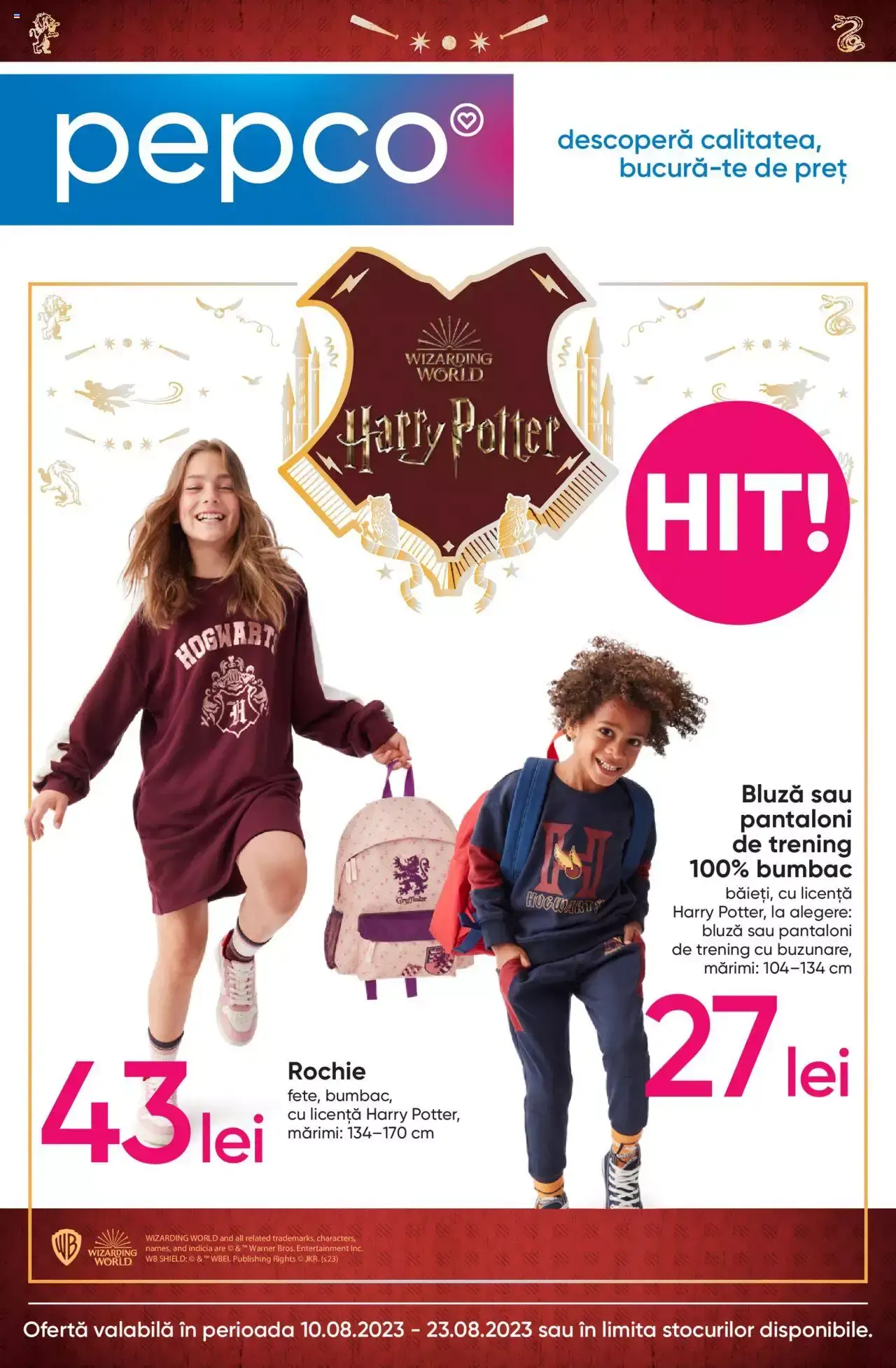 Catalog Pepco: Ofertă actuală din 10.08.2023 • De pe 10.08.2023