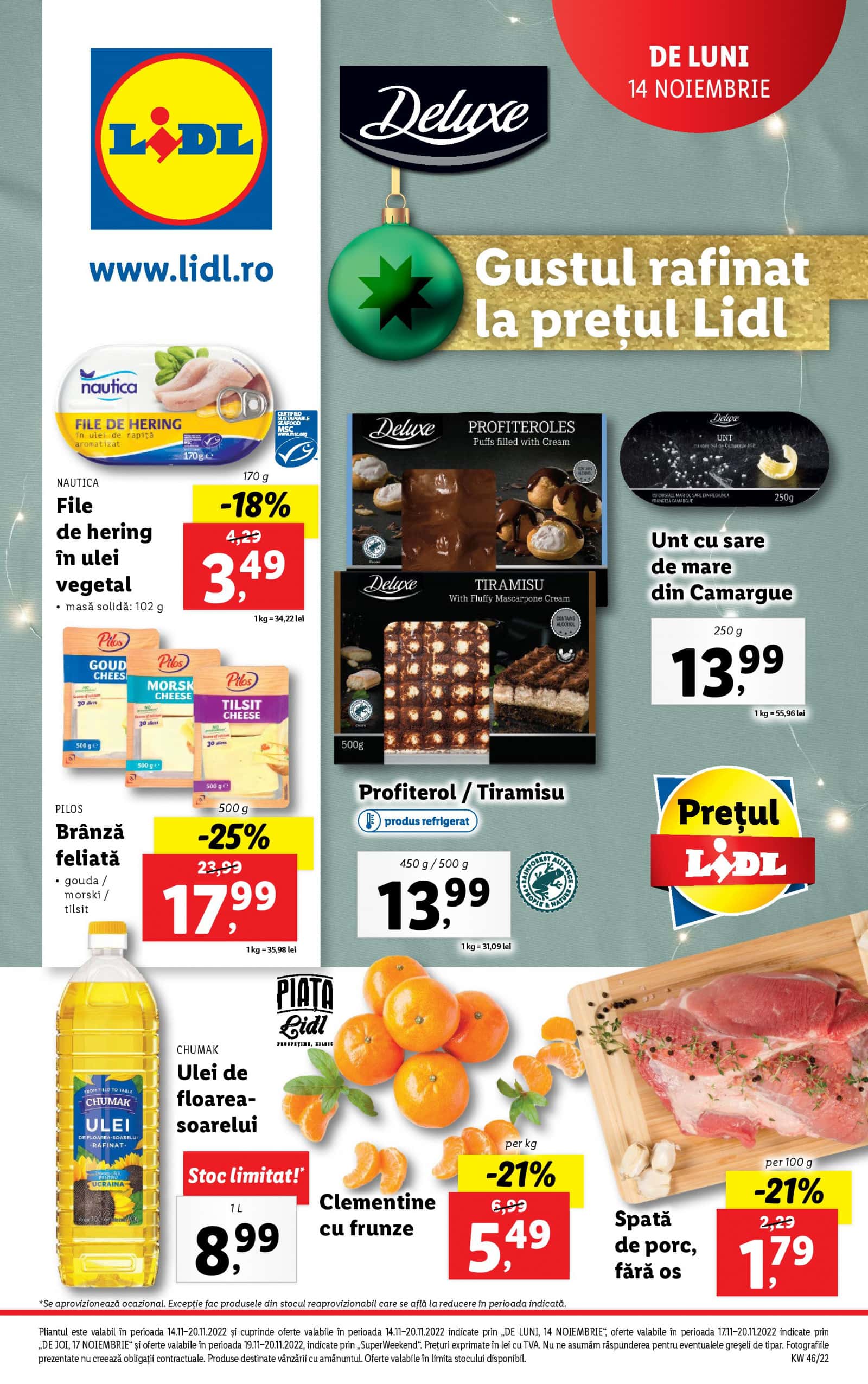 Catalog Lidl: Gustul rafinat • De pe 09.11.2022